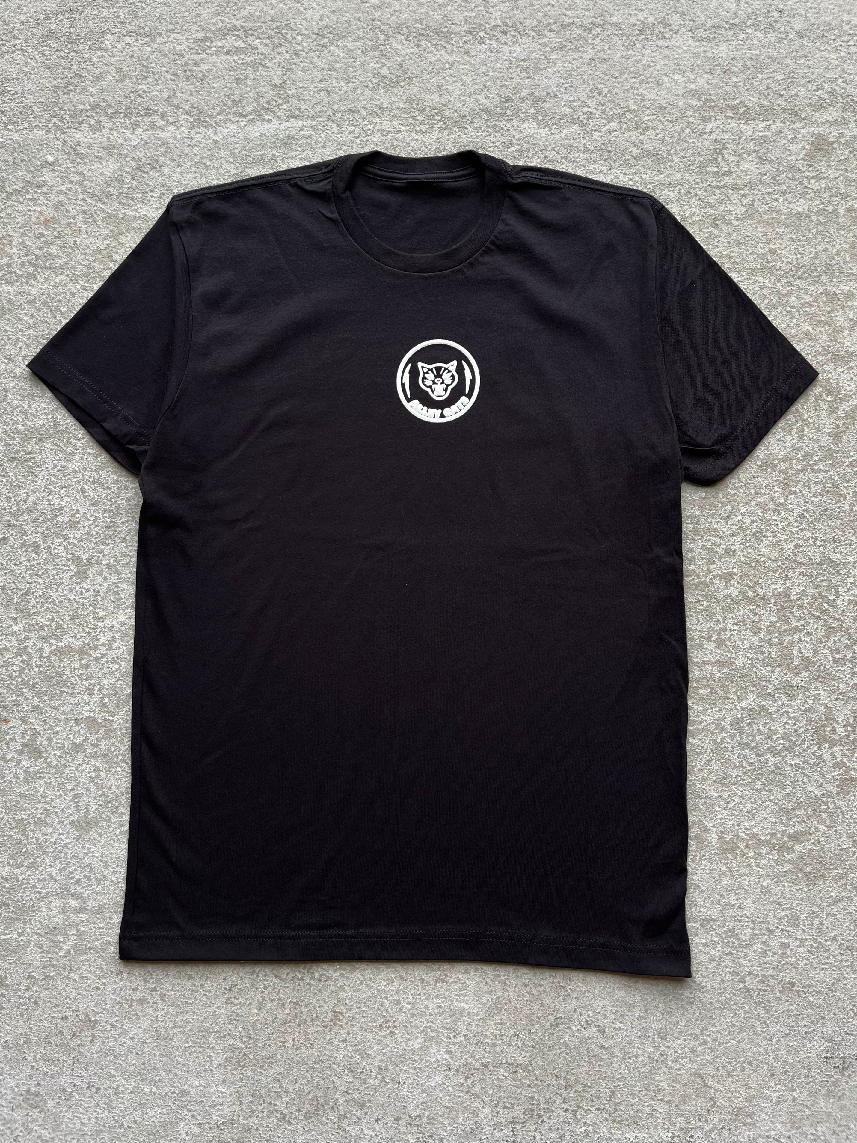 Alley Cats Puff Print Circle Logo Tee – ALLEYCATS